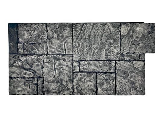 Hand Cut Block-Interlock-Light Gray