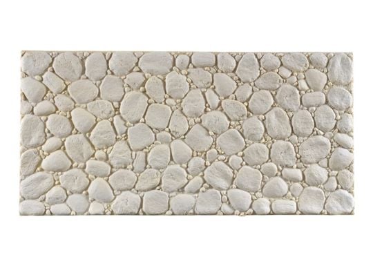 Large Unfinished Faux Riverstone Wall Panels - Standard Fit