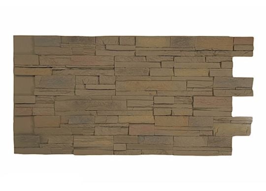 Natural Gray Faux Stacked Stone Dry Stack Select Interlock Wall Panels