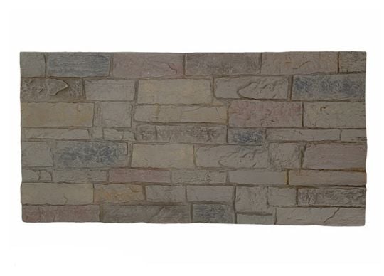 Natural Gray Faux Stonewall Wall Panels - Standard Fit
