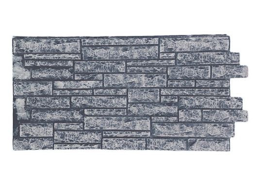 Carved Stone- Interlock- Light Gray