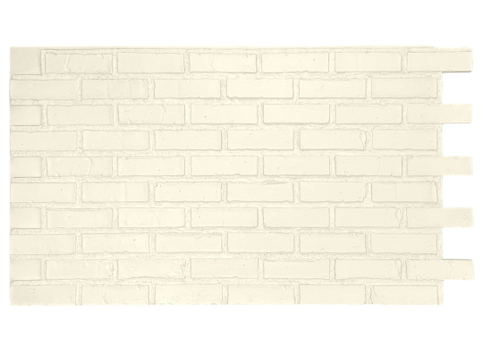 Unfinished Faux Historic Brick Interlocking Wall Panels