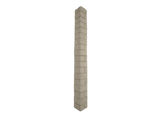 Lincoln Brick Corner - Natural Gray