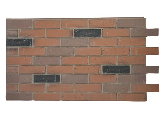 Old World Faux Modern Brick Interlocking Wall Panels