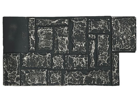 Light Gray Faux Quarry Stone Wall Panels - Interlocking Fit