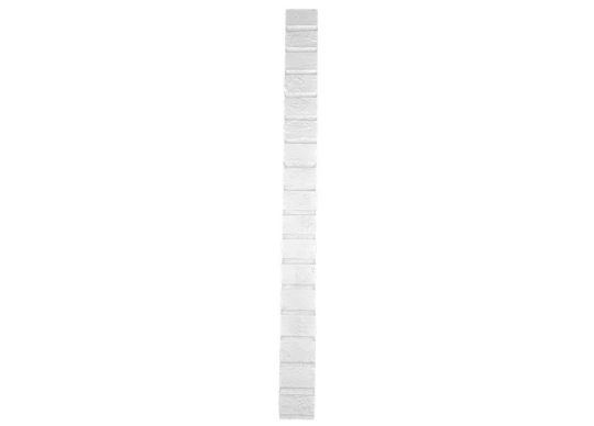 Rustic Brick Ledger White
