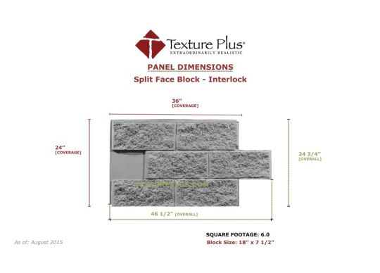 Split Face Block Wall Section Wall Design Ideas