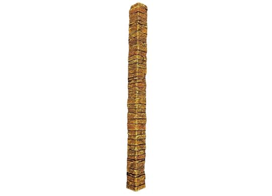 Natural Tan Faux Stacked Stone Corner Piece