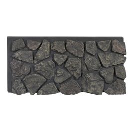 Gray Faux Random Rock Wall Panels - Interlocking Fit