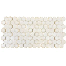 Unfinished Faux Hex Wood Wall Panels