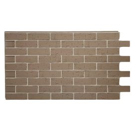 Tan Faux Modern Brick Interlocking Wall Panels