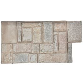 Faux Quarry Stone Wall Panels - Interlocking Fit