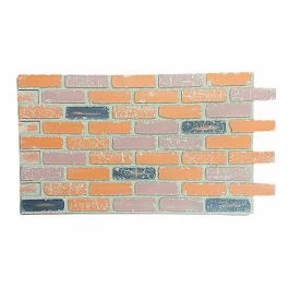 Old World Faux Worn Brick Interlocking Wall Panels
