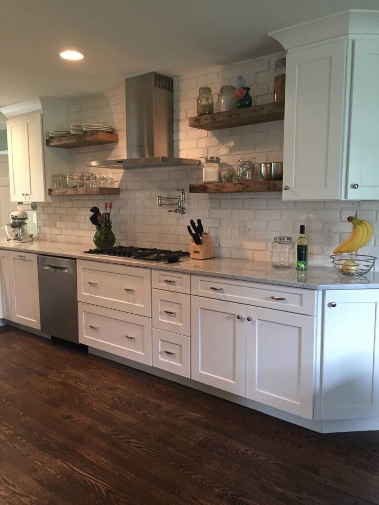 DIY Faux Brick Backsplash | Texture Plus